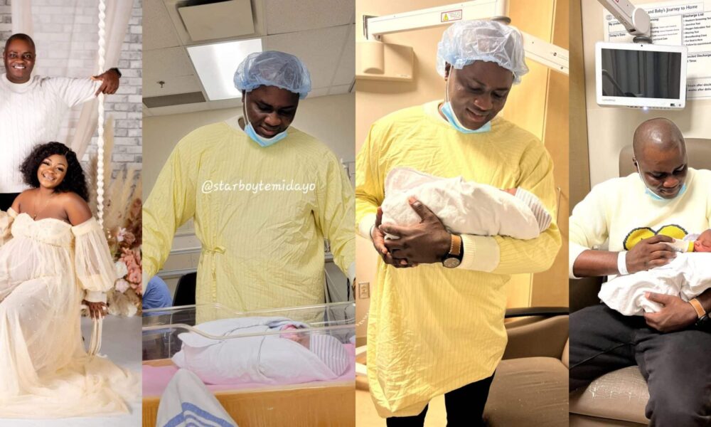 Actor Temidayo Enitan welcomes baby boy with partner (video ...